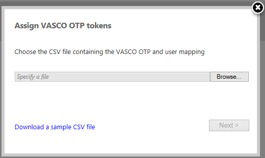 Managing OneSpan (VASCO) OTP Tokens