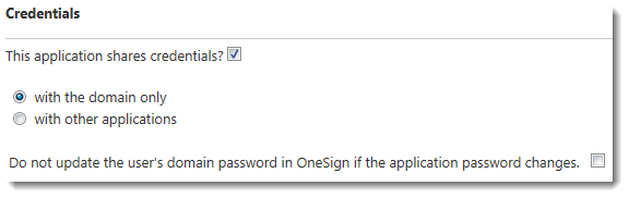 Using Shared Credential Stores