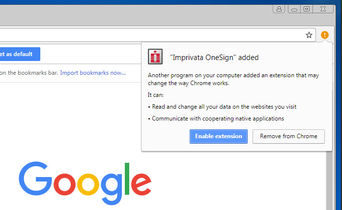 Support for Applications that Run in Google Chrome
