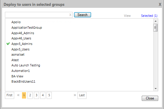 Setting Custom Application Profile Deployment Options